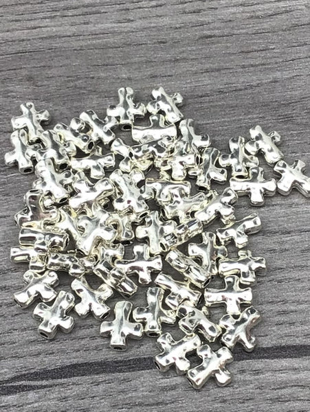 Tibetan Silver Cross Beads | Best Price Smart as a button
