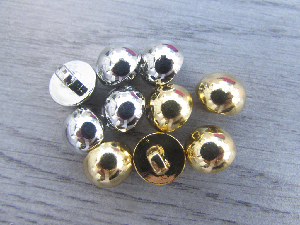 11mm Domed Silver or Gold Jacket Buttons | Smart as a Button – Smart as ...