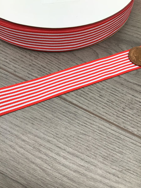 Red Stripe Grosgrain Ribbon | Ribbon by Panda Hall – Smart as a button