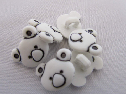 teddy bear face buttons